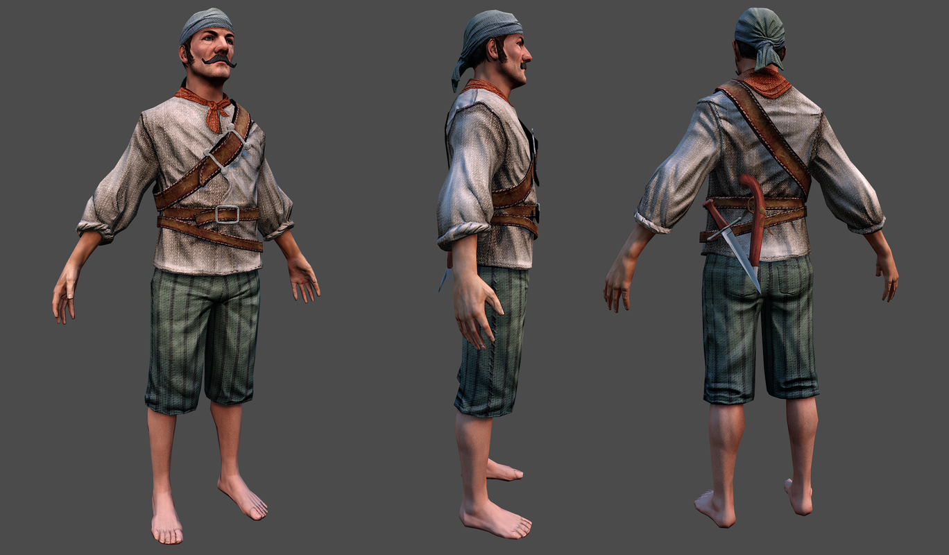 3dsmax pirate smuggler real-time