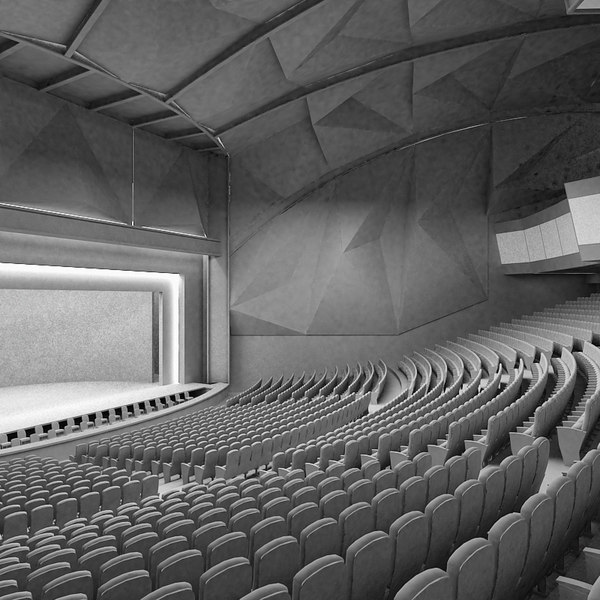 auditorium theater 3d model