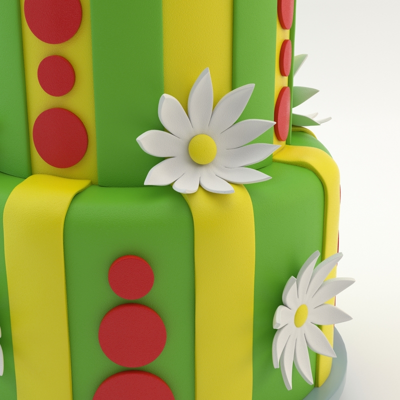 3d cake model