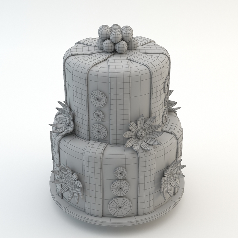 3d cake model