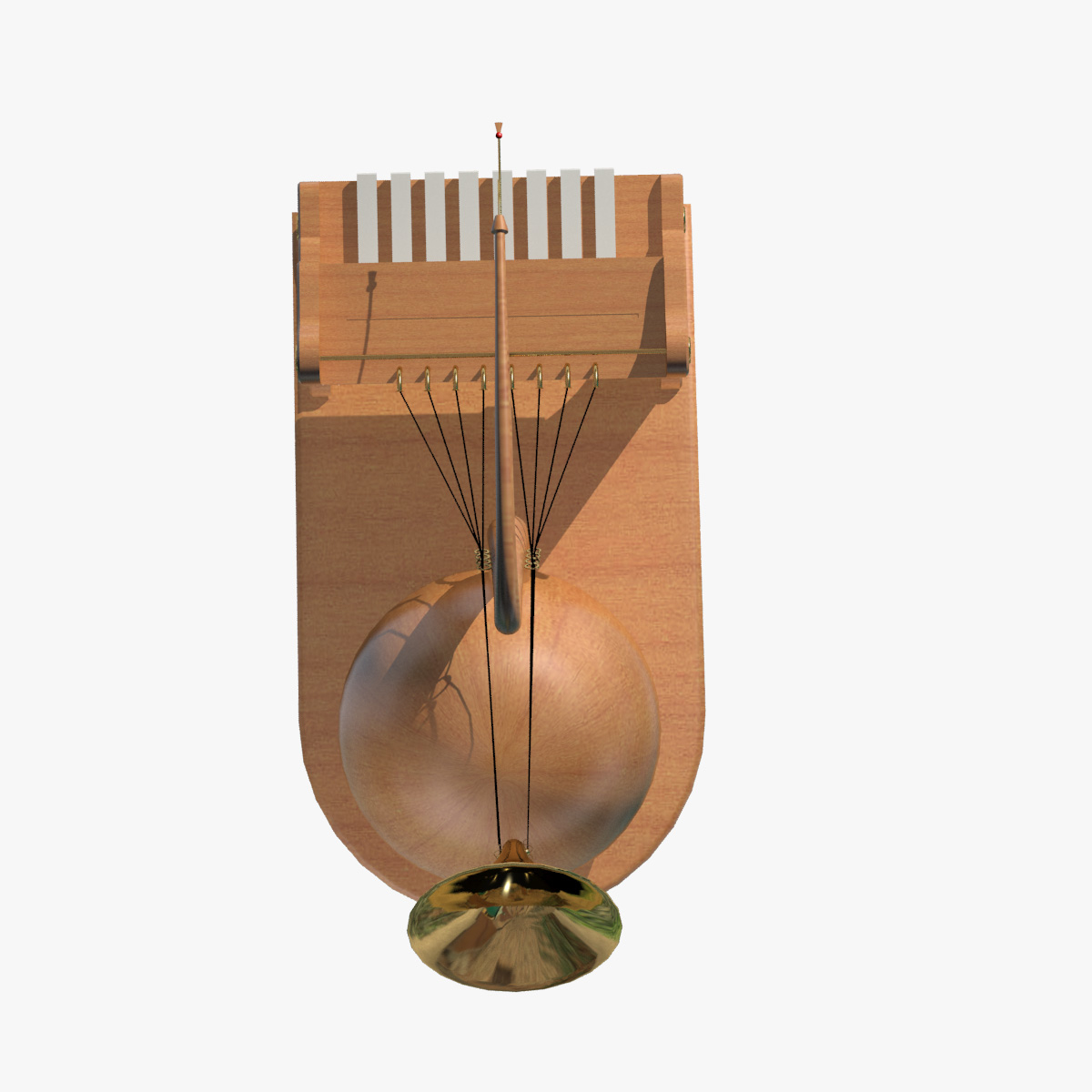 max futuristic fantasy instrument brass