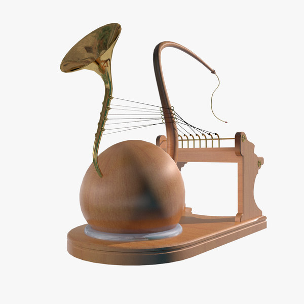 max futuristic fantasy instrument brass