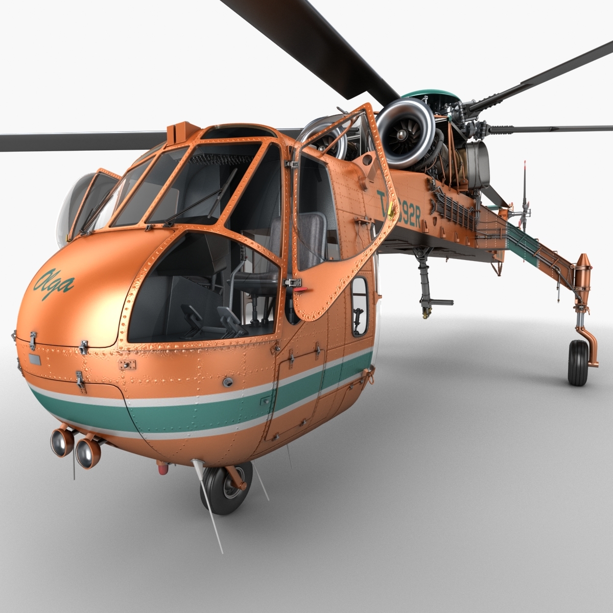 max sikorsky s-64 skycrane helicopter