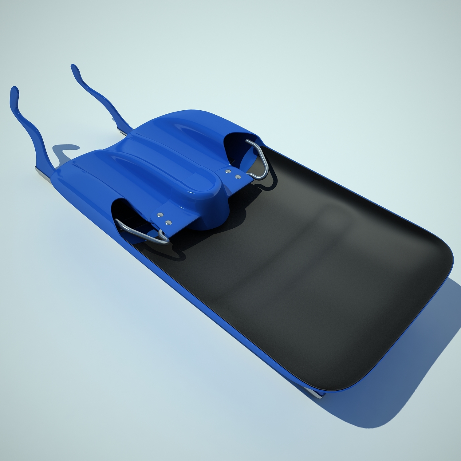luge sled 3d max