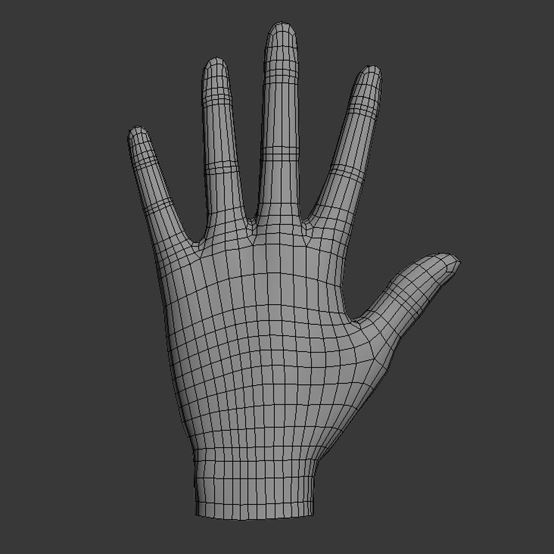3ds max realistic hand