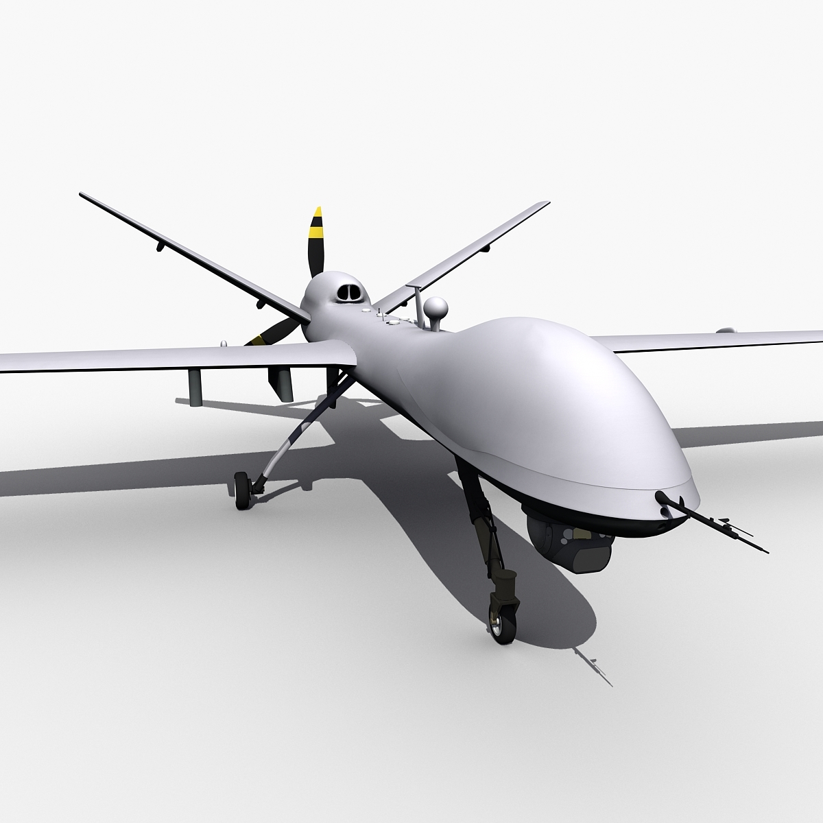 uav drone reaper mq-9 3d model