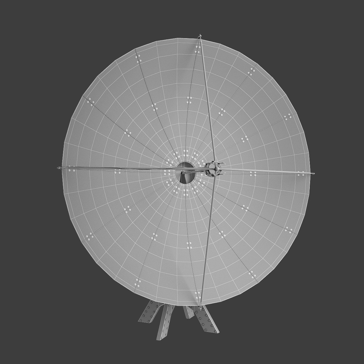 antenna satellite 3d model