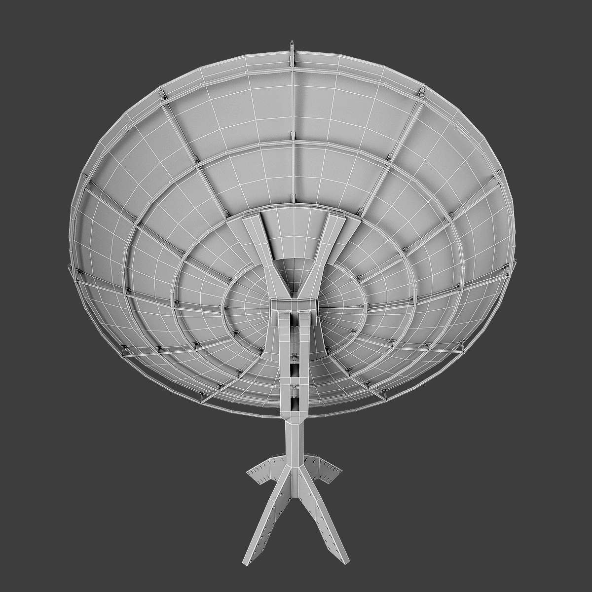 antenna satellite 3d model