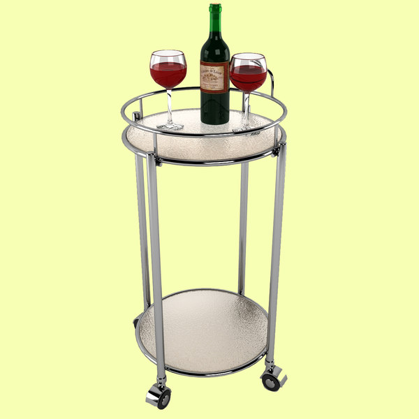3d cosmopolitan bar cart