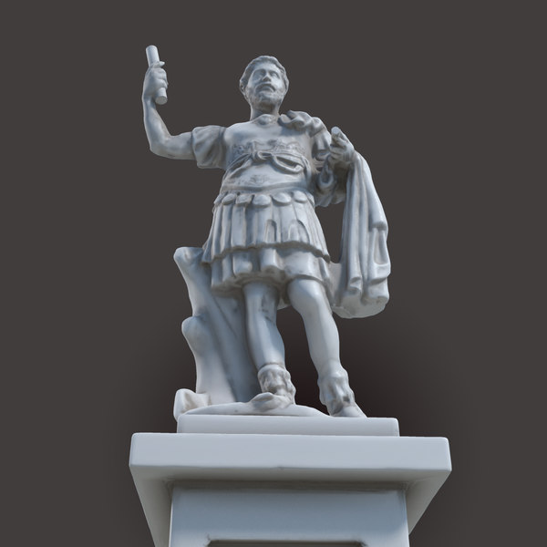 3d ancient roman statue model