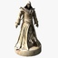 wizard statue 3d max