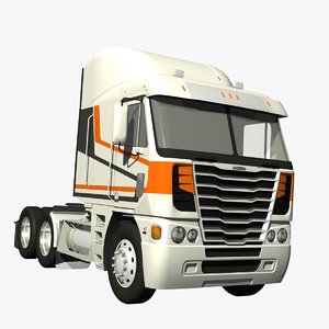 352 truck twin steer 3d lwo