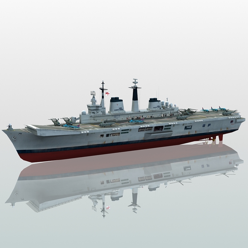 hms ark royal r07 3d max