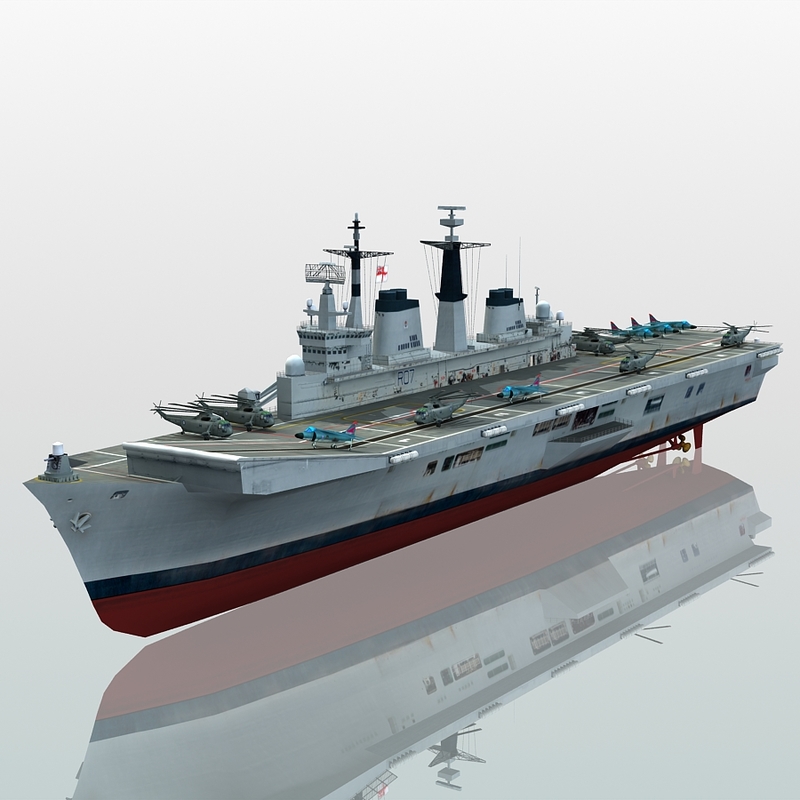 hms ark royal r07 3d max