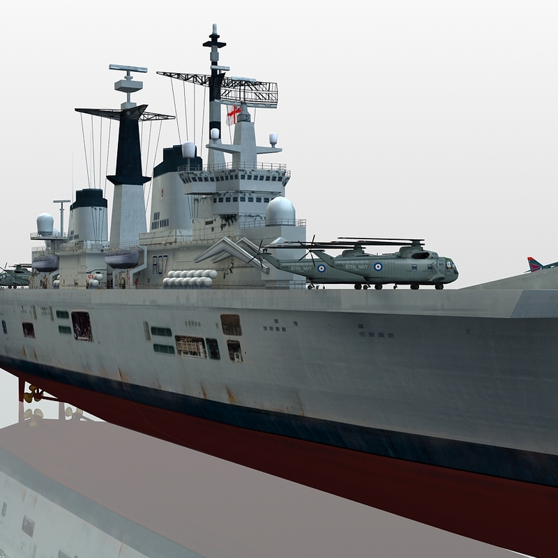 hms ark royal r07 3d max