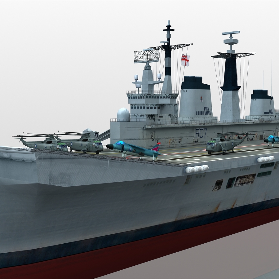 hms ark royal r07 3d max
