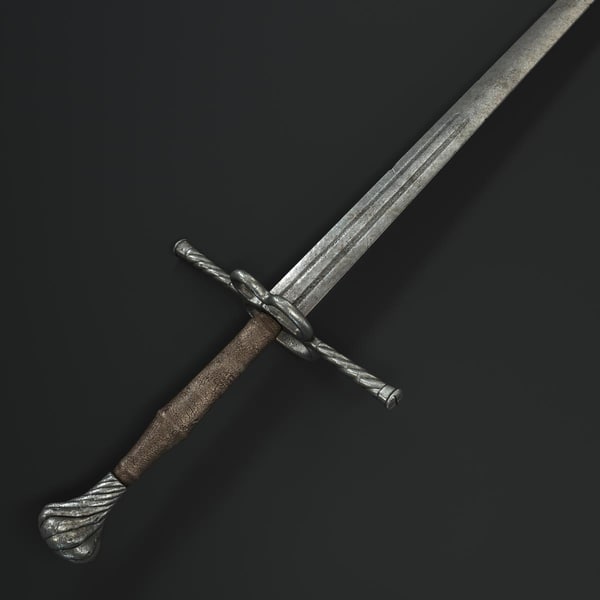 german sword 3d obj