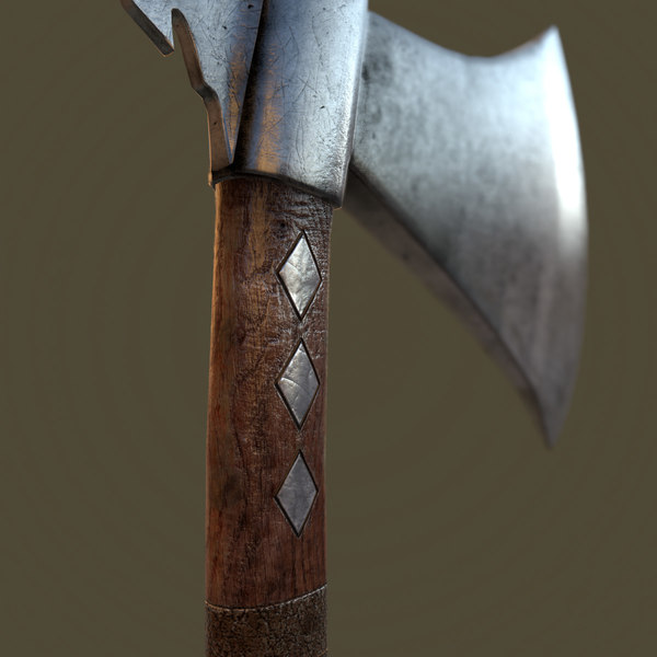 3d tomahawk axe model