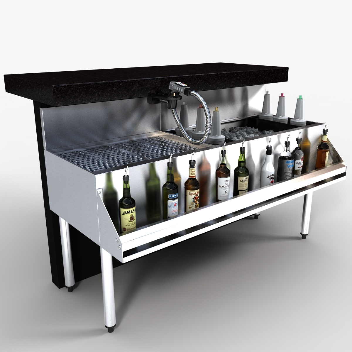 cocktail station 3d model