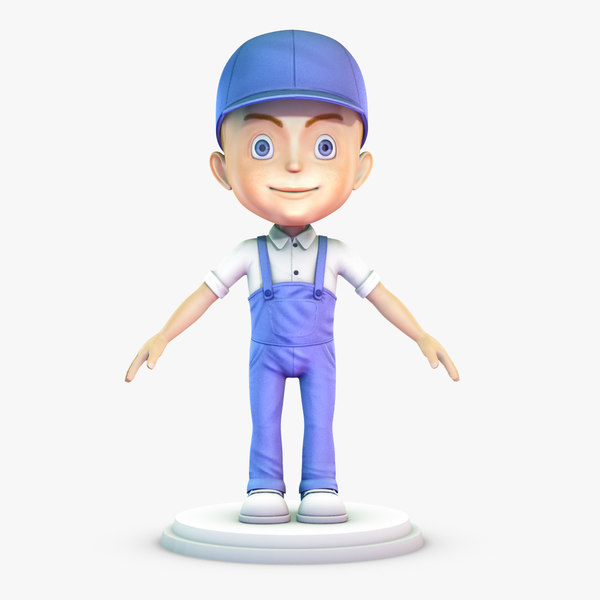 cartoon use 3d model