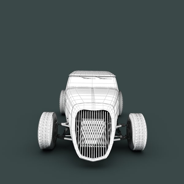 3d model hot rod