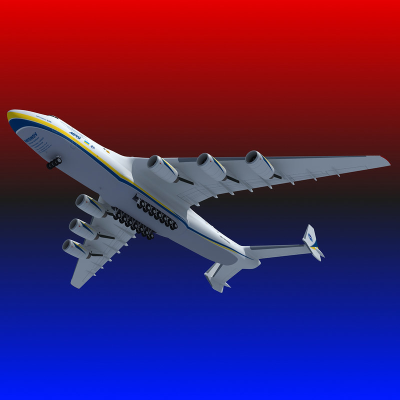 antonov an-225 mriya 3d model