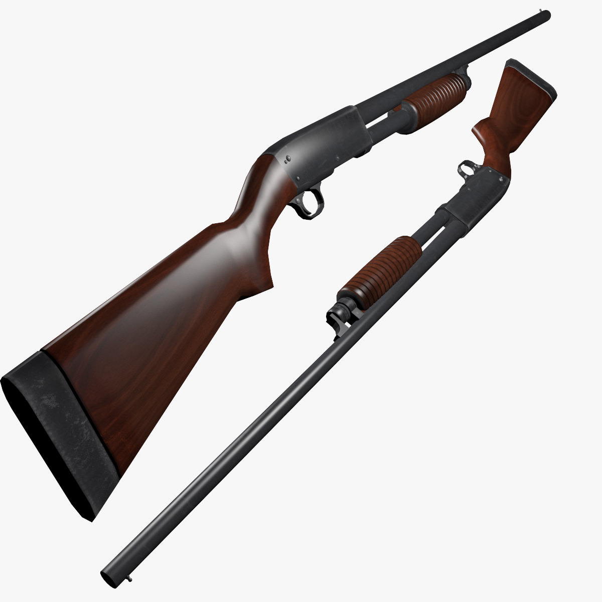 3d ithaca m37 shotgun model