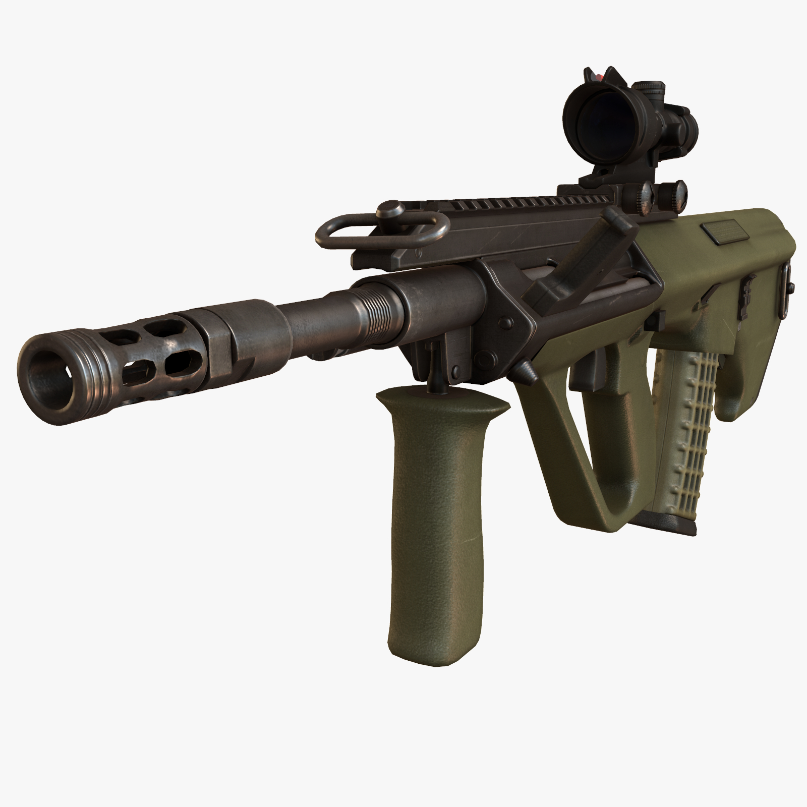 aug a3 rifle 3d model