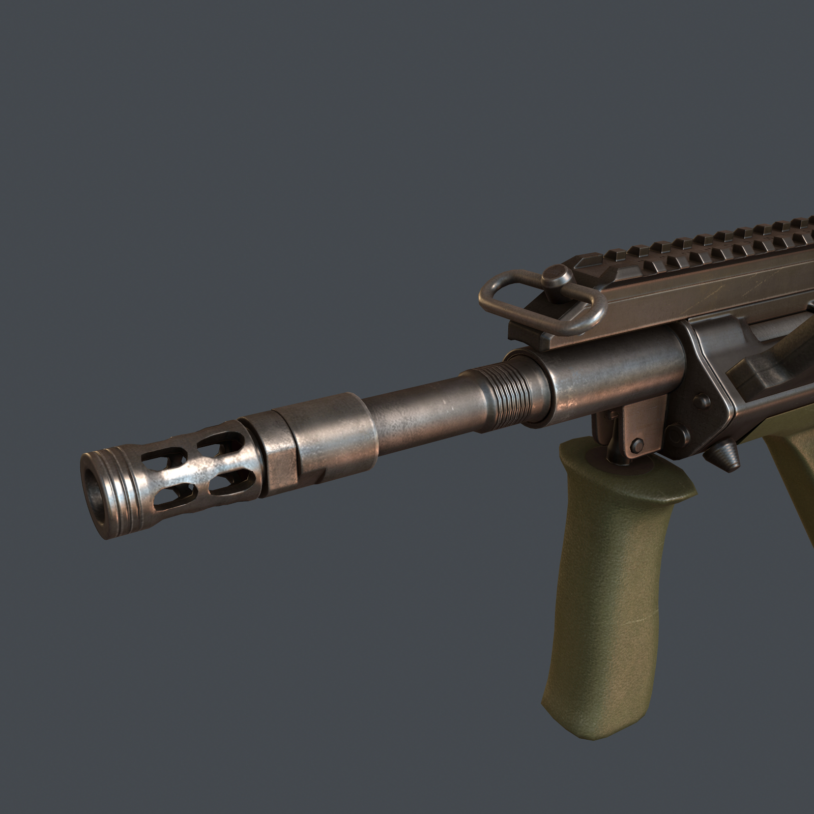 aug a3 rifle 3d model