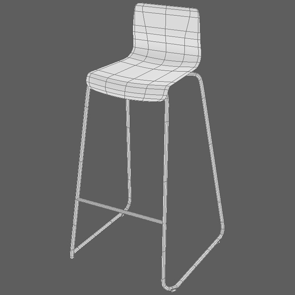 bar stool 3d model
