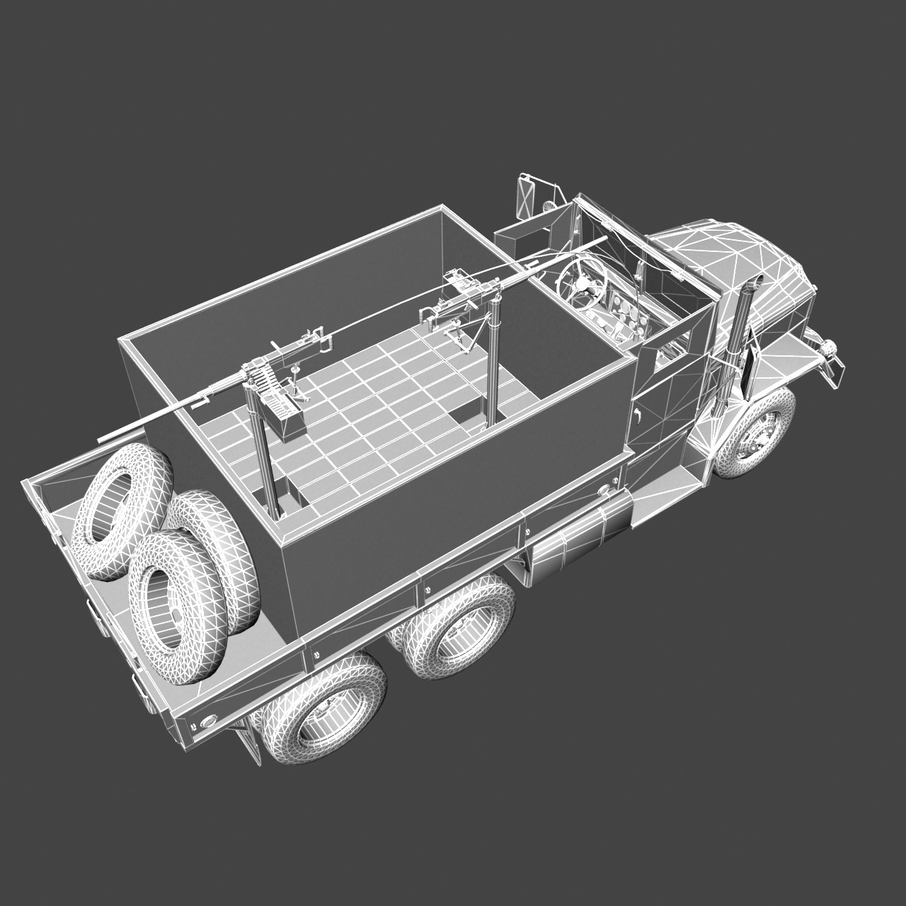 3d gun truck m35