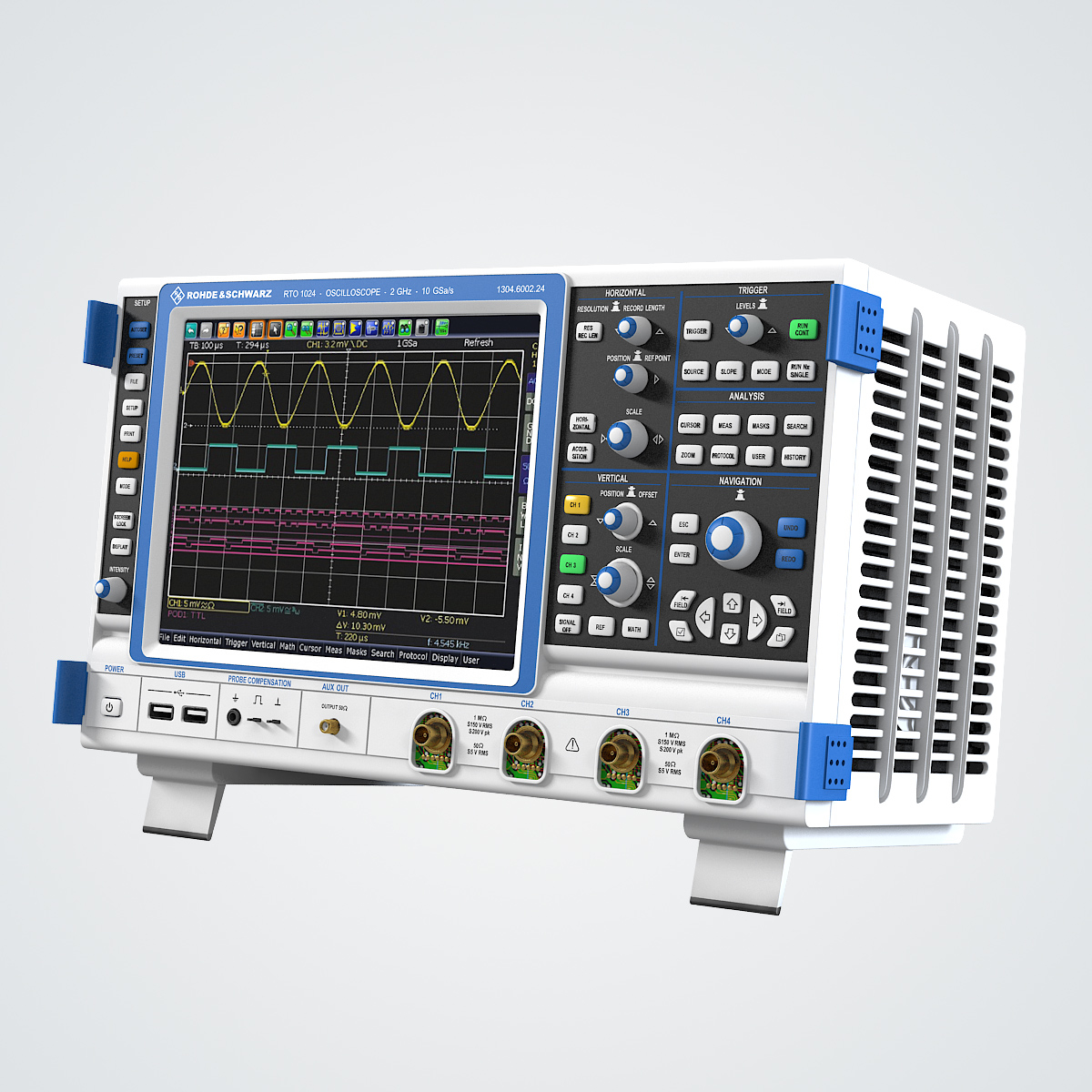 Osciloscópio Modelo 3D - TurboSquid 794019
