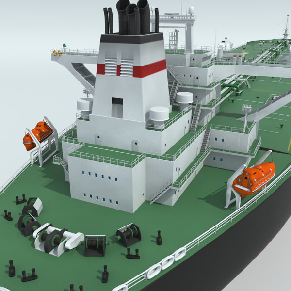 vlcc oil tanker 3d model