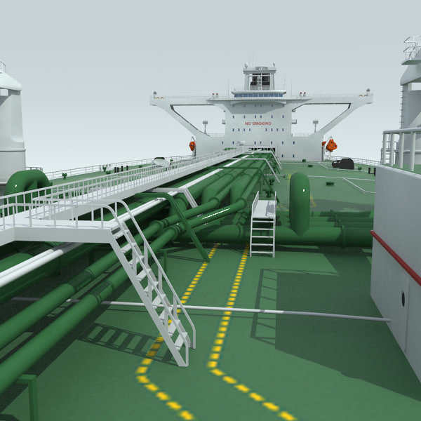 vlcc oil tanker 3d model