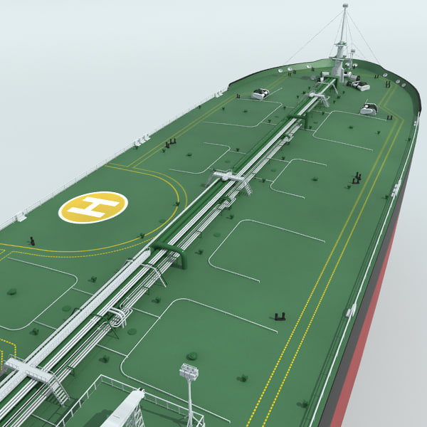 vlcc oil tanker 3d model