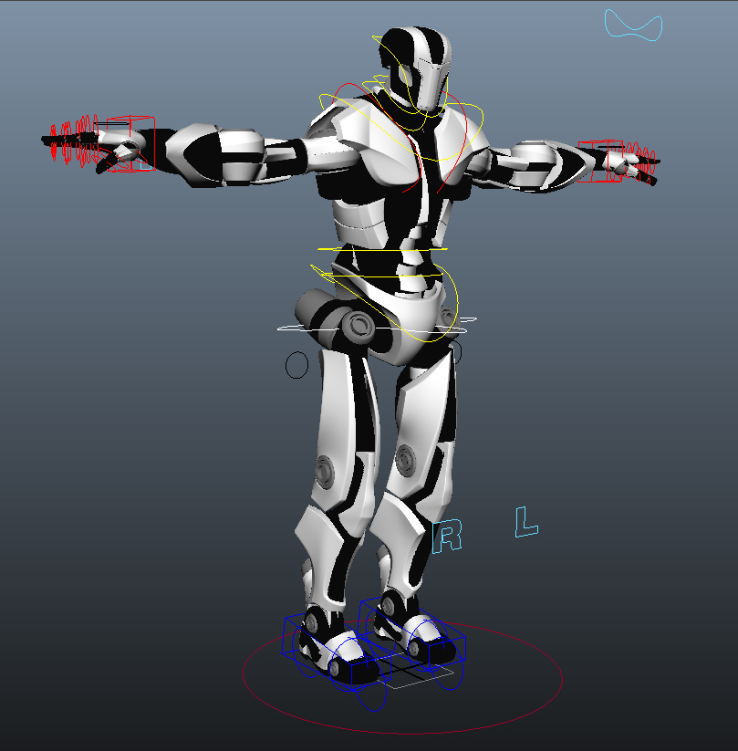 maya humanoid robot rig