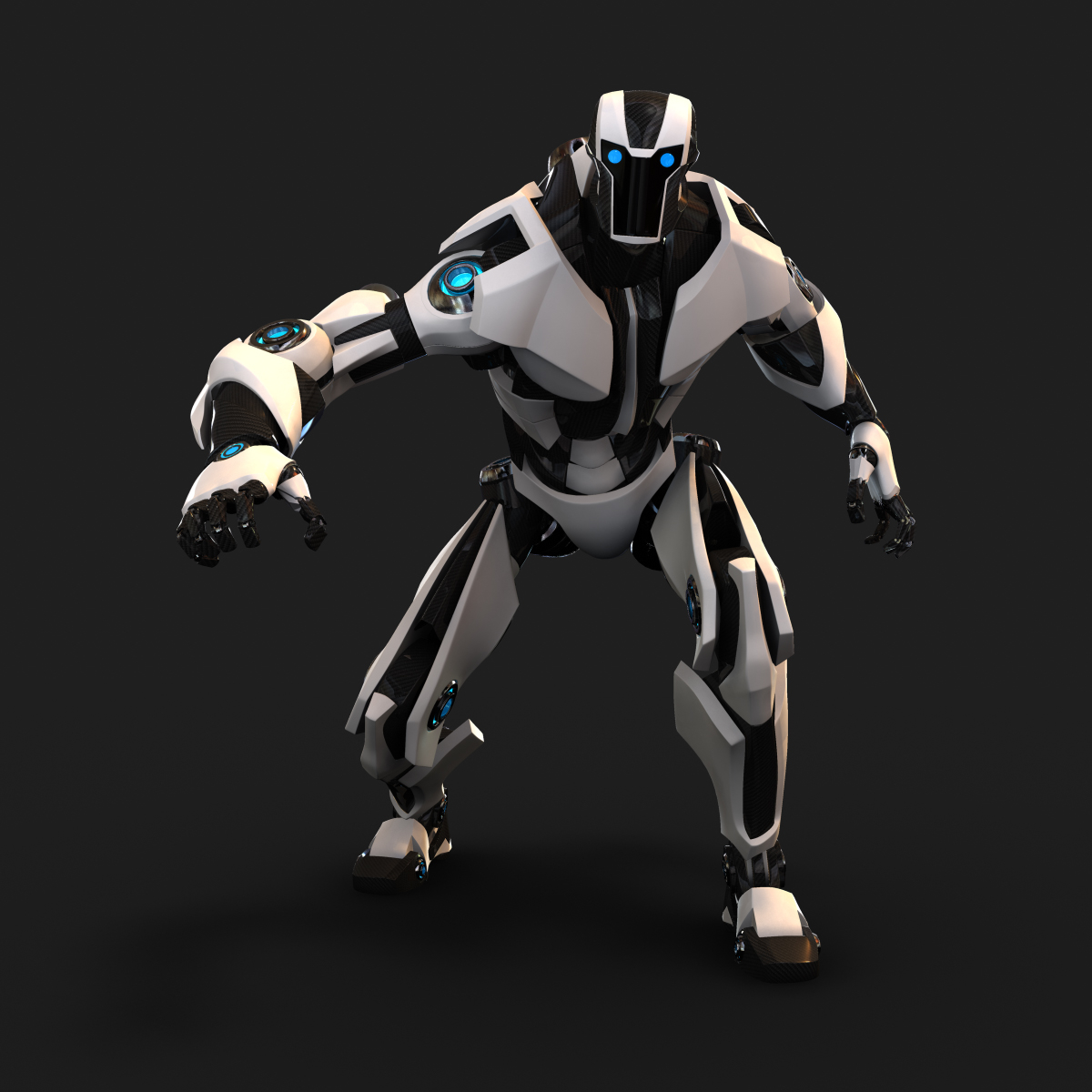maya humanoid robot rig