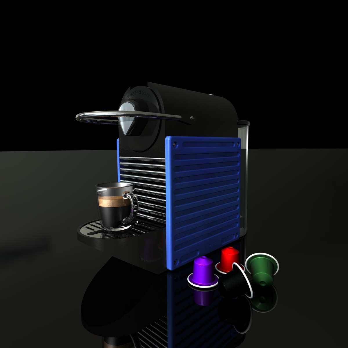 nespresso coffee machine 3d c4d