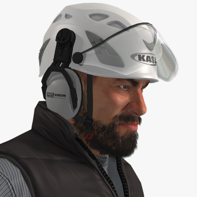 3d male workman man model