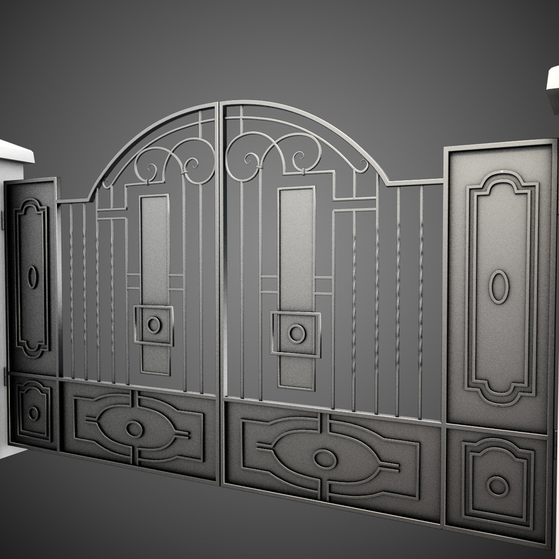 wrought iron gate max
