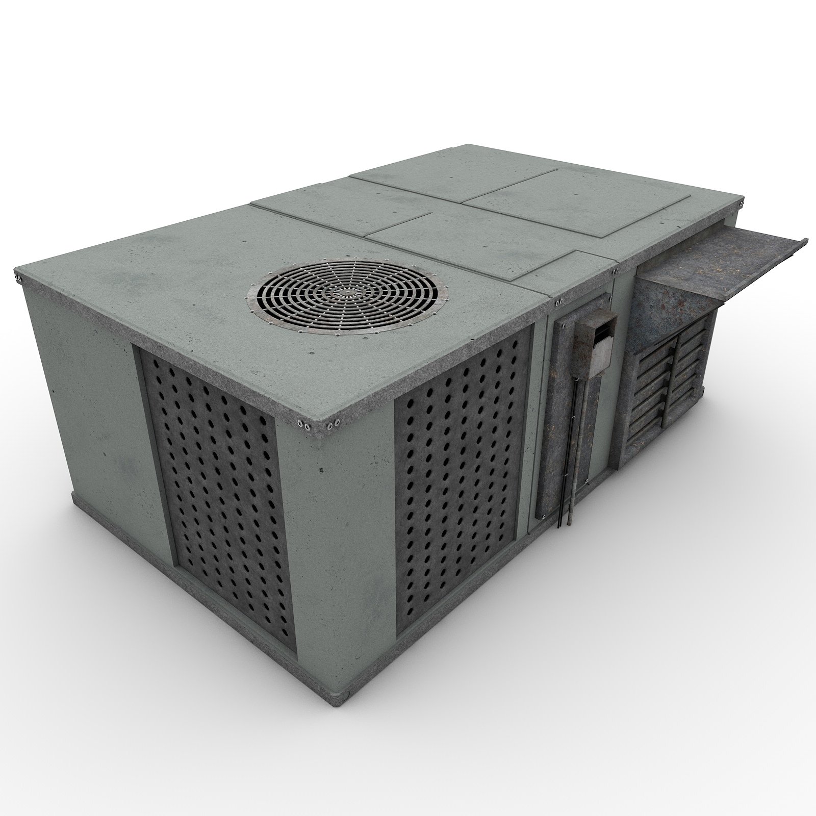 3d rooftop air condition unit