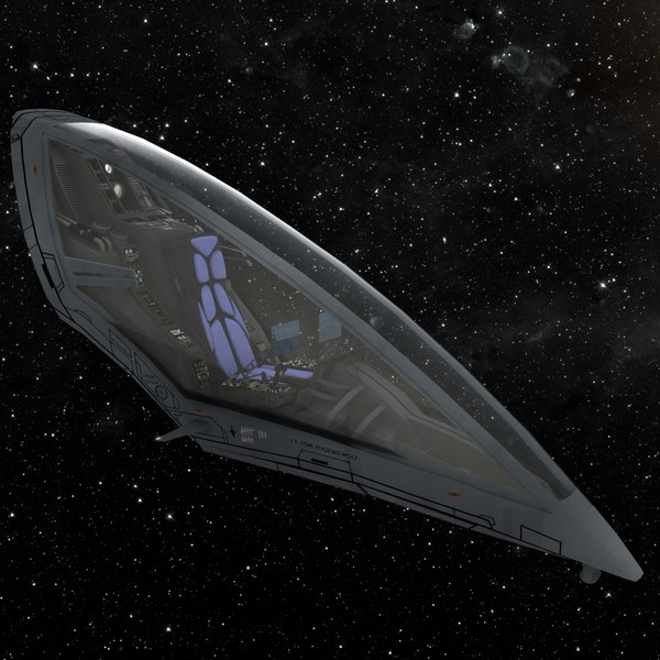 3d fighter escape pod cockpit