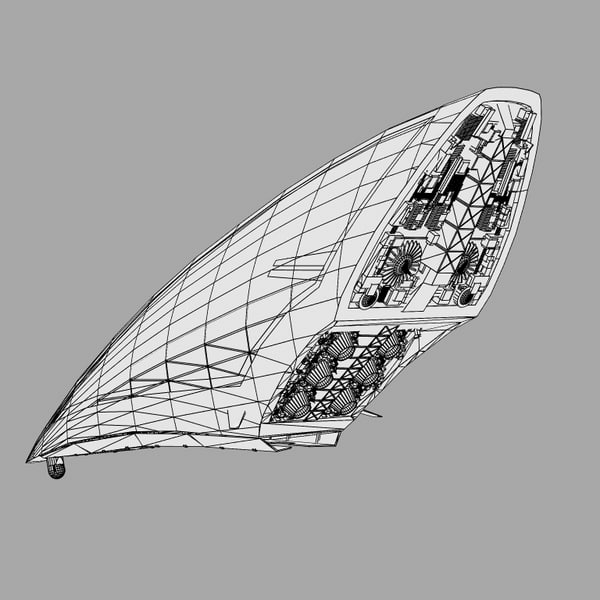 3d fighter escape pod cockpit
