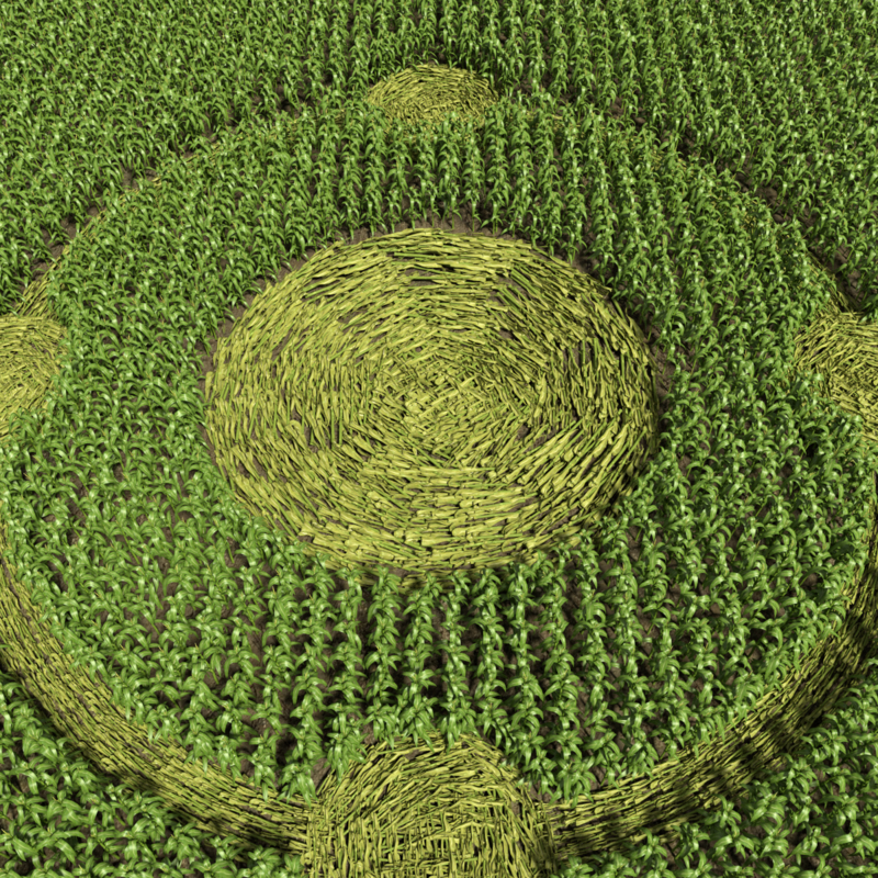 crop circle 3d max