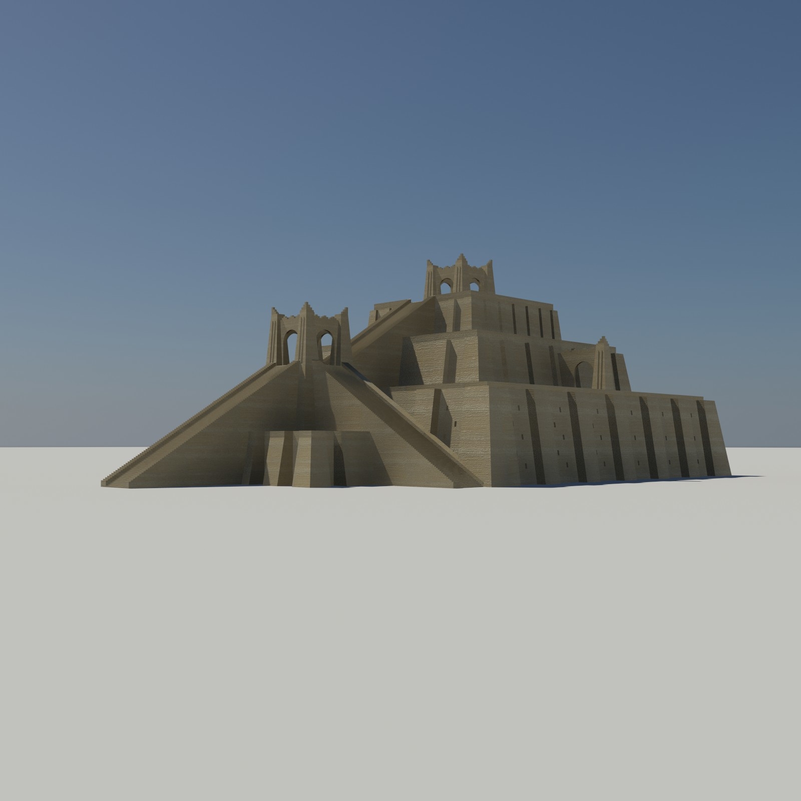 3ds ziggurat pyramid
