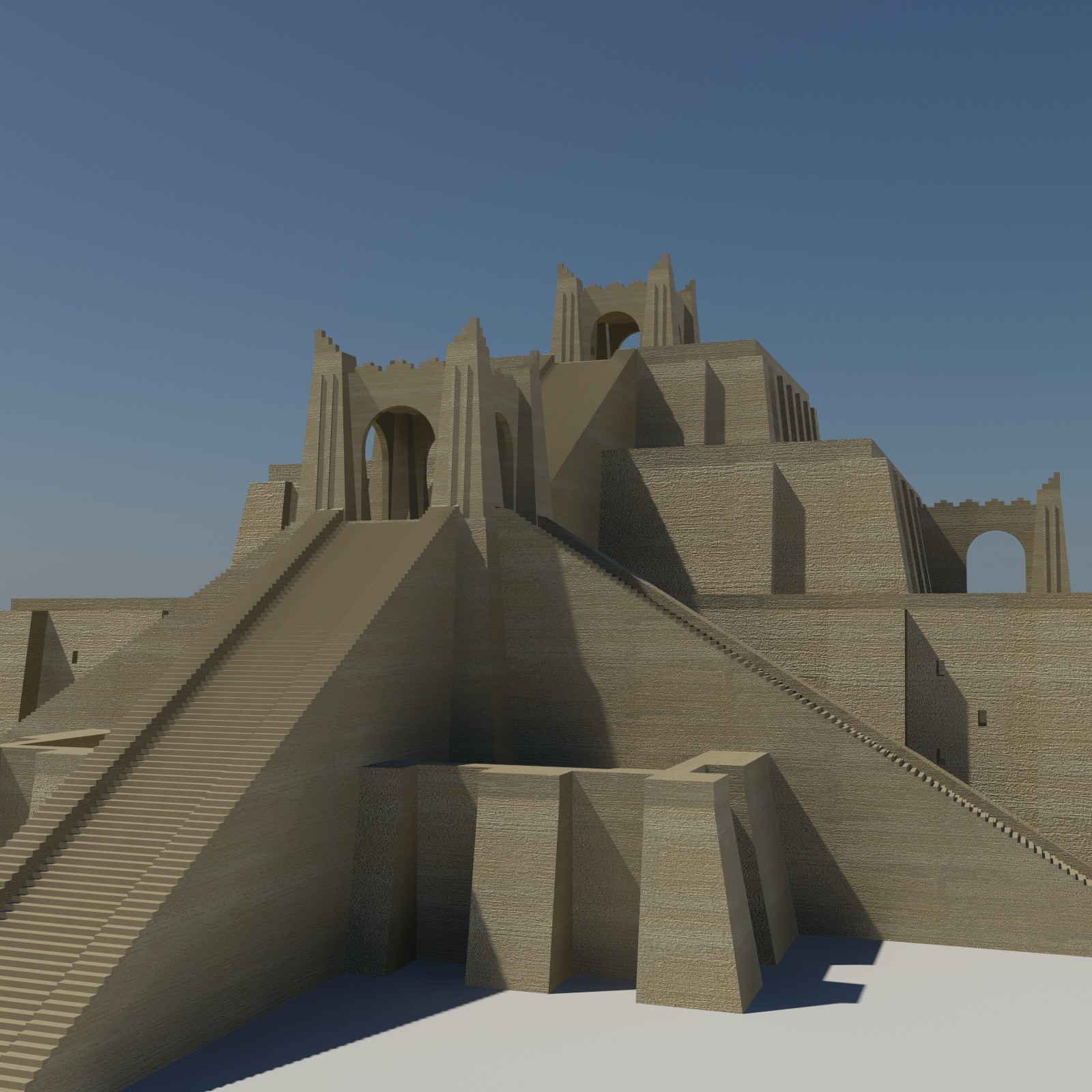 3ds ziggurat pyramid