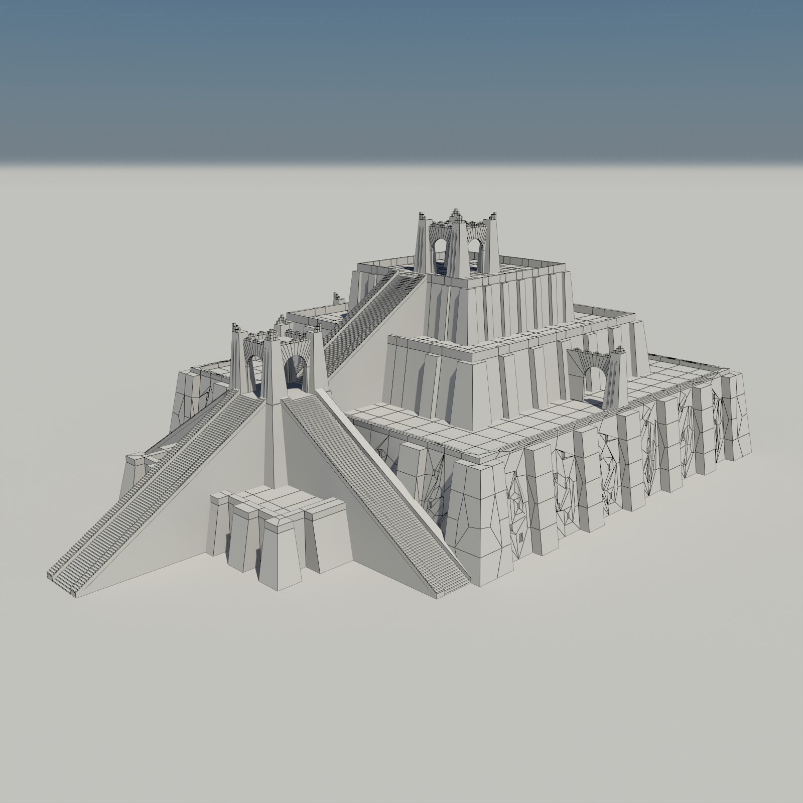 3ds ziggurat pyramid