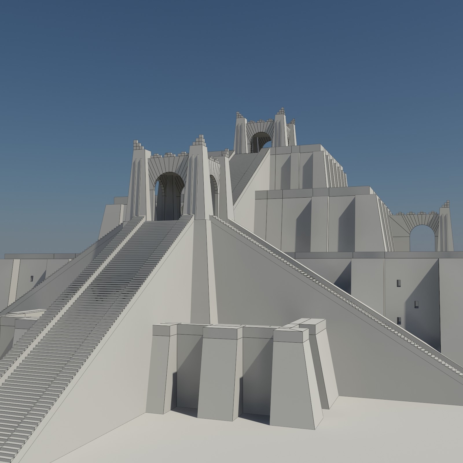 3ds ziggurat pyramid