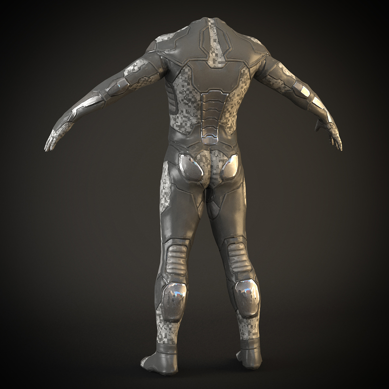 Sci Fi Suit 3d Model