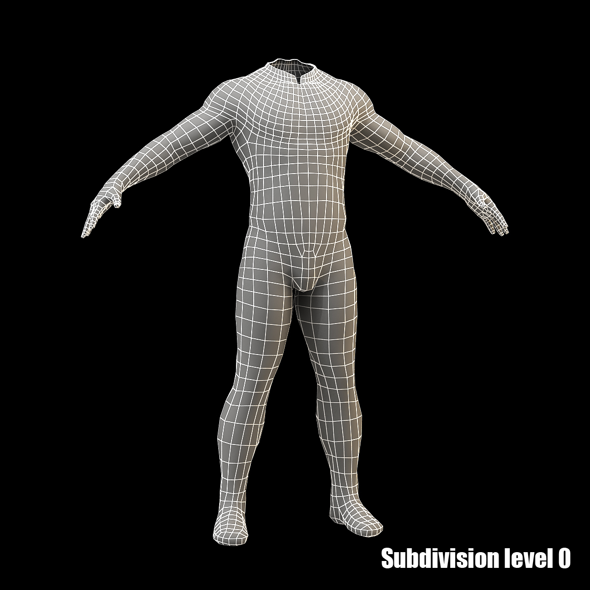 sci-fi suit 3d model